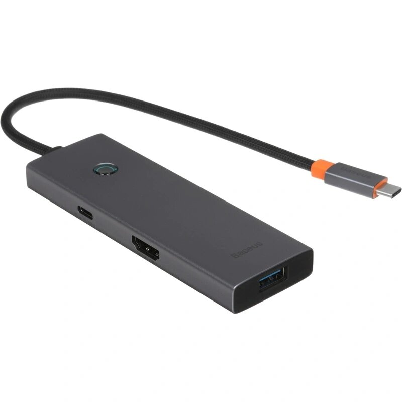 Разветвитель USB Baseus UltraJoy 6-Port Sp.Grey Type-C B00052807813-01
