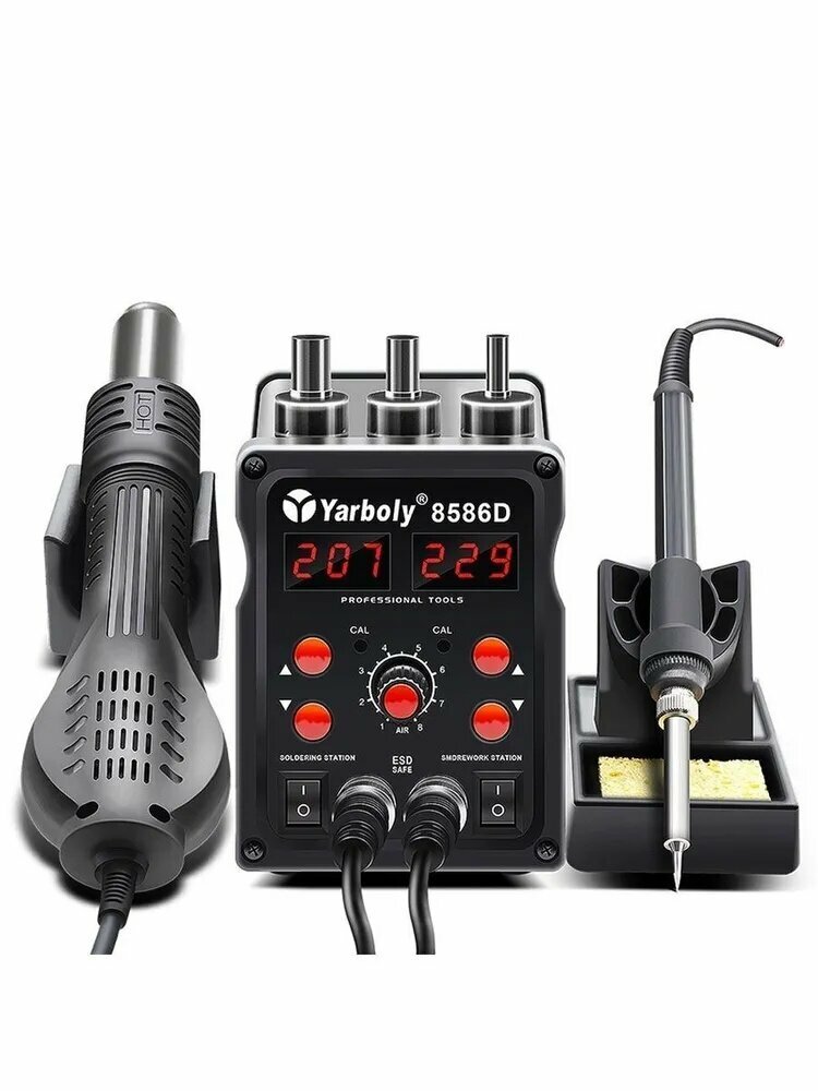 Паяльная станция 750 Вт, Индукционный нагреватель, 4 предметов