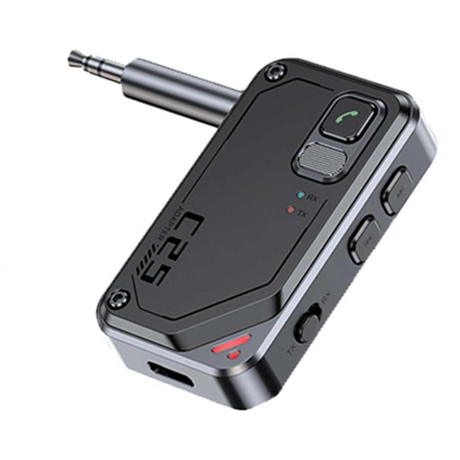 Адаптер Bluetooth 5.3 для беспроводной передачи и приема аудио черный