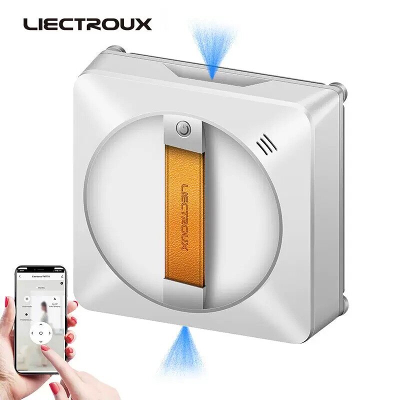 Робот для мытья окон LIECTROUX YW710 Германия: автоматика, двусторонний распыл, управление через APP удобный помощник