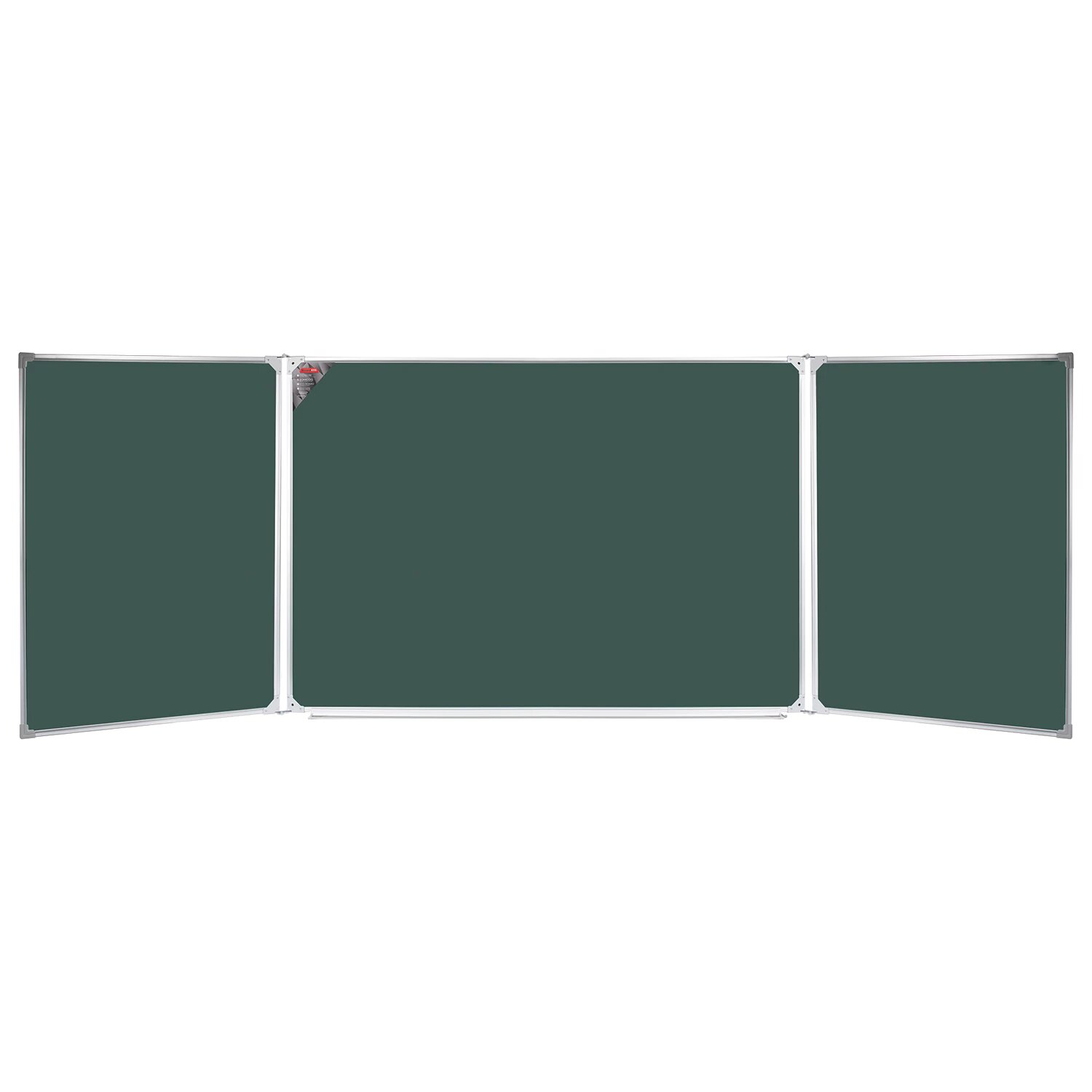 Доска для мела/магнитно-маркерная 3-х элементная 100150/300 см, 3 поверхности/мел + 2 поверхности/маркер, BS, ТЭ-300К