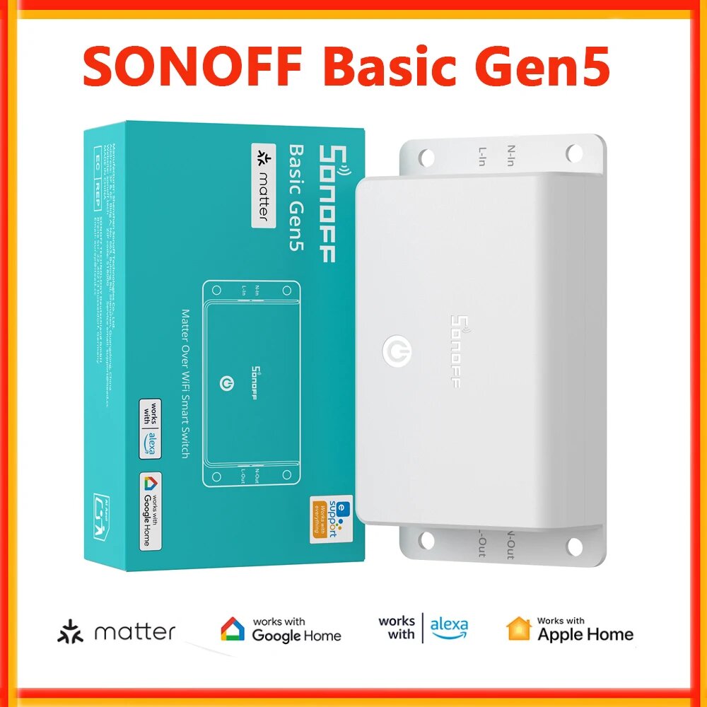 SONOFF BASIC-1GS Wi-Fi Умный выключатель