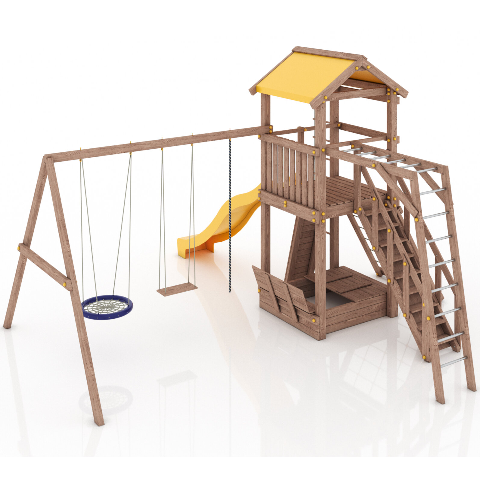 Детская игровая площадка "Моя Горка" Барселона, для улицы, 5400x4800x3200 мм