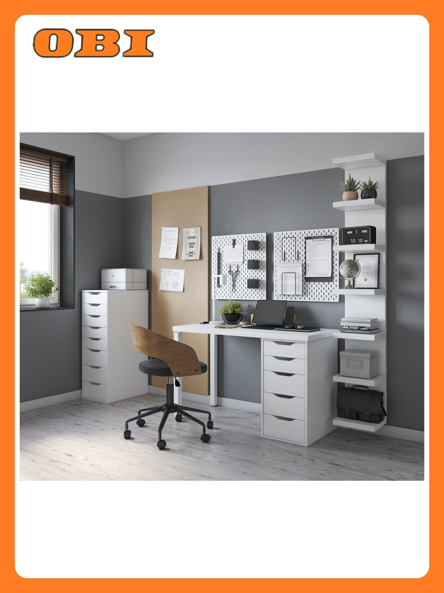 Стол письменный Шведский Стандарт Ингар 1/5Т 120x75x55, белый