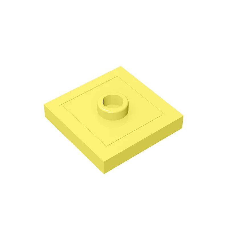 Gobricks пластиковый блок 2x2, Светло-желтый (033)