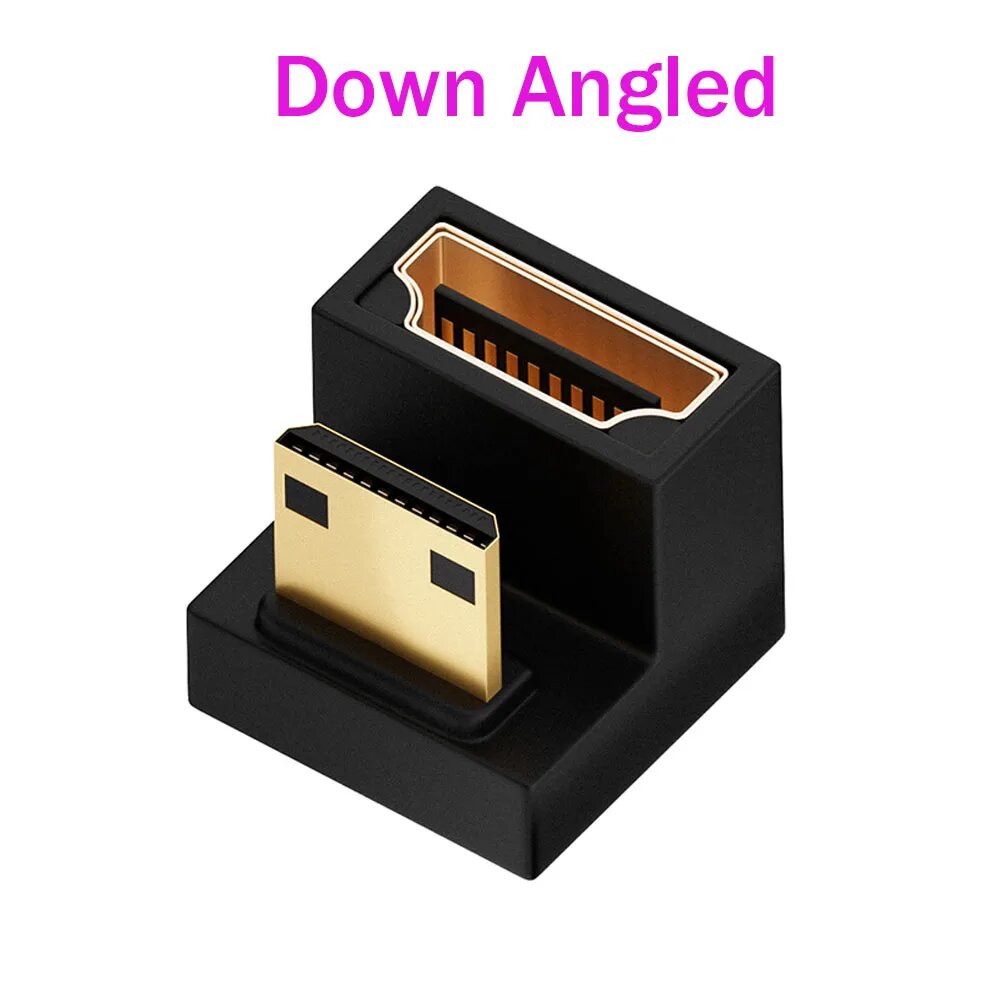 HDMI адаптер мини на HDMI Down Angled
