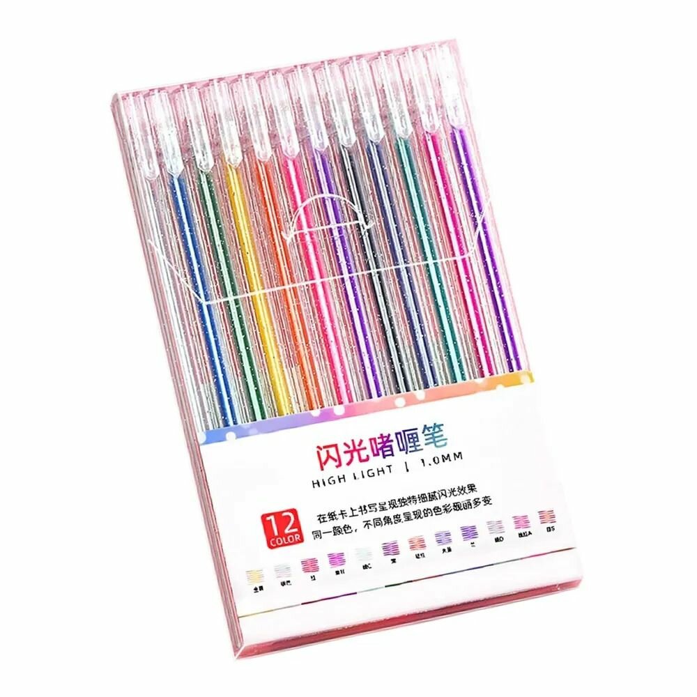 Гелевые ручки с блестками для открыток и творчества