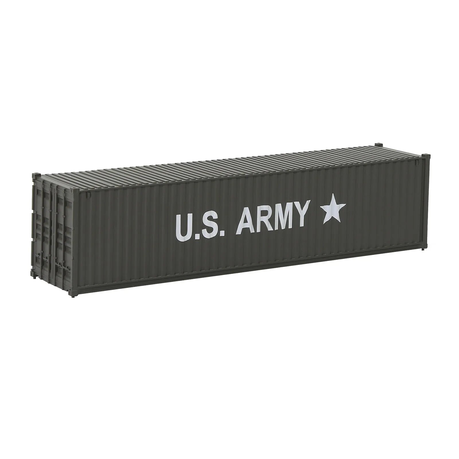 Контейнер 40 футов US ARMY Белый 1:87 Evemodel C8746