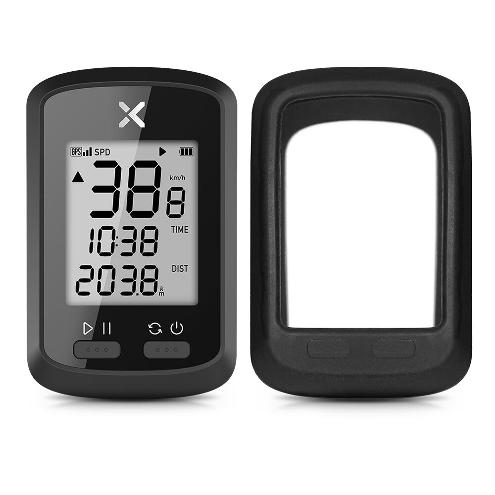 Smart GPS Cycling Computer Wireless Bike Computer Digital Speedometer IPX7 Accurate Bike Computer with Protective Cover 1.8" LCD 1* Smart Bike Computer 1* Protective Cover 1* USB Cable 1* Mounting Base 1* Rubber Pad 2* Rubber Ring GPS BEIDOU GLONASS