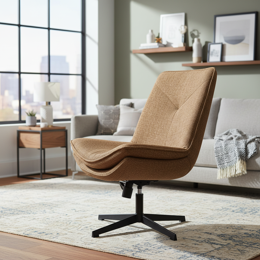 Кресло для отдыха лаунж TetChair Cosmo, велюр/букле, shape amber