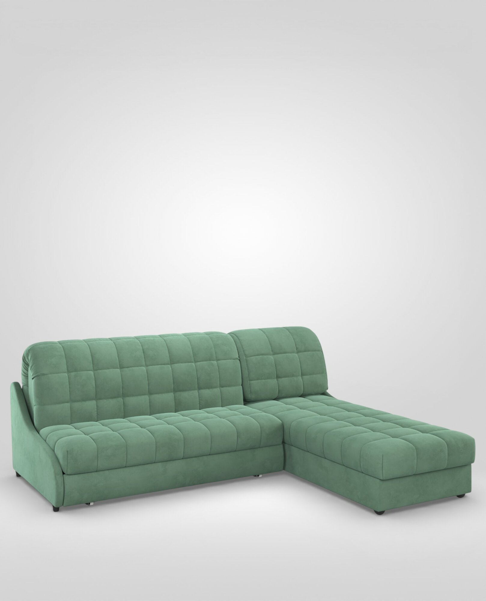 Угловой диван Аккорд-3, аккордеон на пружинном блоке, металлокаркас, ортопедическое основание