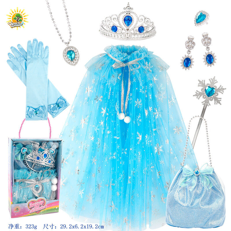 Подарочная коробка с аксессуарами для волос для девочек, подарок на день рождения, ювелирные изделия для принцесс, игрушки для девочек 6 лет, 3-9 лет, маленькие 10 девочек, 8 детей