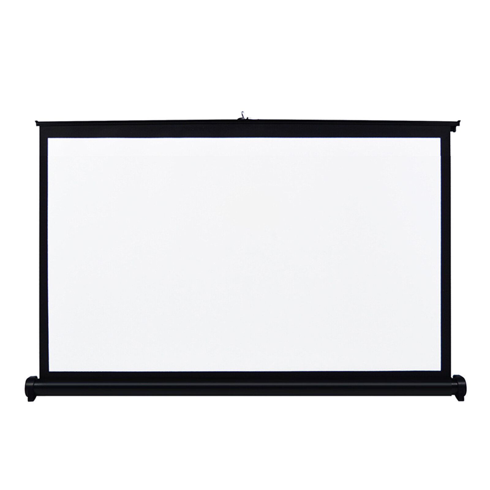 Экран для проектора 50 дюймов 16:9 настольный экран для проекции ручной подъем складывающийся экран домашний кинотеатр для DLP проектора портативного проектора белый с черным цветом
