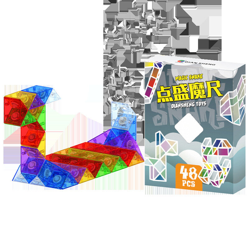 Детские развивающие игрушки из поколения в поколение Глазированная 48-сегментная магическая линейка