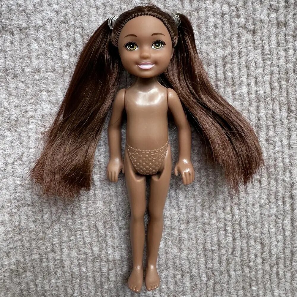 Мини-Келли, 13 См, 5 Дюймов, Кукла Реборн BJD Для Мальчиков И Девочек, Темная Нормальная Кожа, Голое Тело, Масштаб 1/12