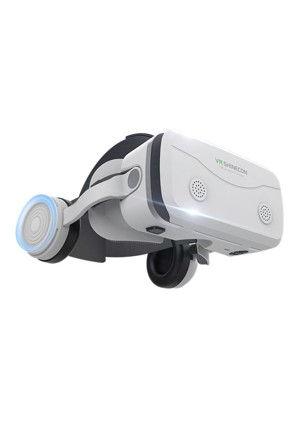 VR Очки виртуальной реальности с наушниками | 3D | от 4,7 до 7.0 дюйм | белая версия