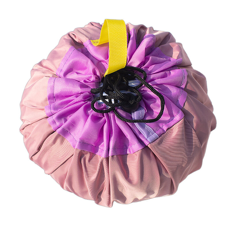 Очень большой переносной коврик-сумка для хранения и организации игрушек, быстрозакрывающаяся сумка на шнурке для