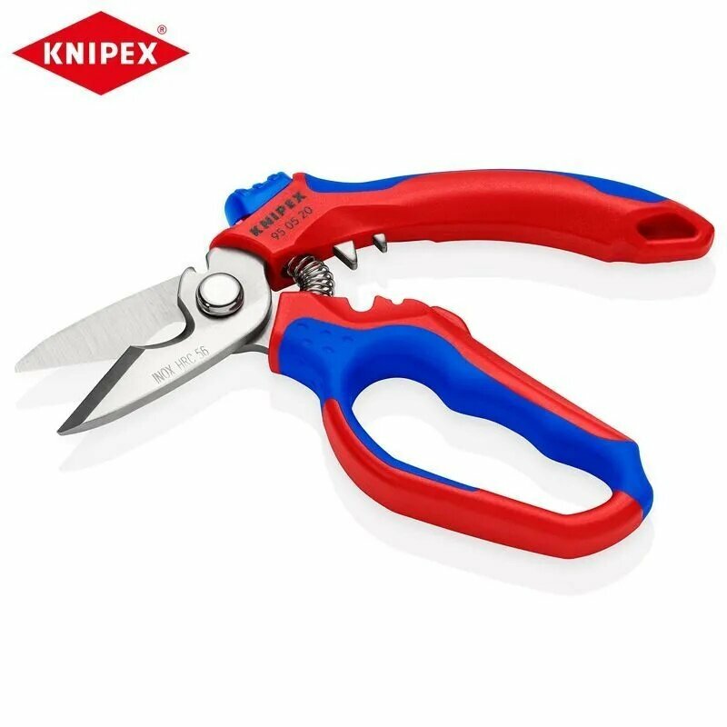 KNIPEX 95 05 20 SB Угловые ножницы для электриков 6-1/4" Ножницы для кабеля и тросов 45