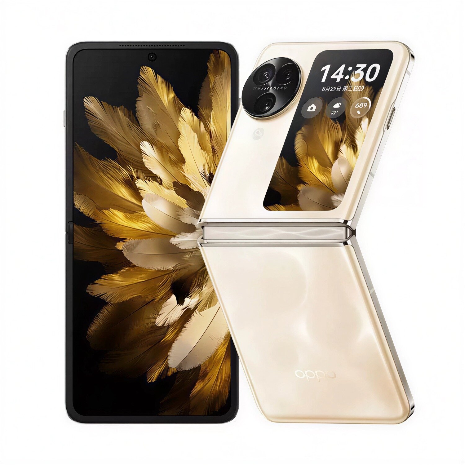 Смартфон OPPO Find N3 Flip 12/256GB Gold，Китай, официальная оригинальная продукция