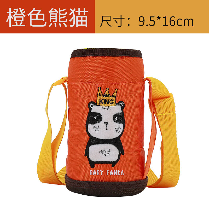 Дизайн панды, сплетенный узор чехол для стакана для детей, легкий защитный чехол для бутылок