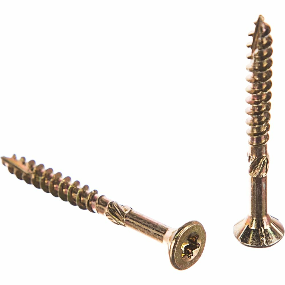 Шуруп Rusconnect CS 03535 с/нарез. д/дерева, потай, 3,5х35, 500 шт. Желтый цинк 313535