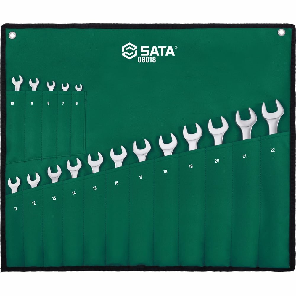 Набор комбинированных ключей Sata 08018