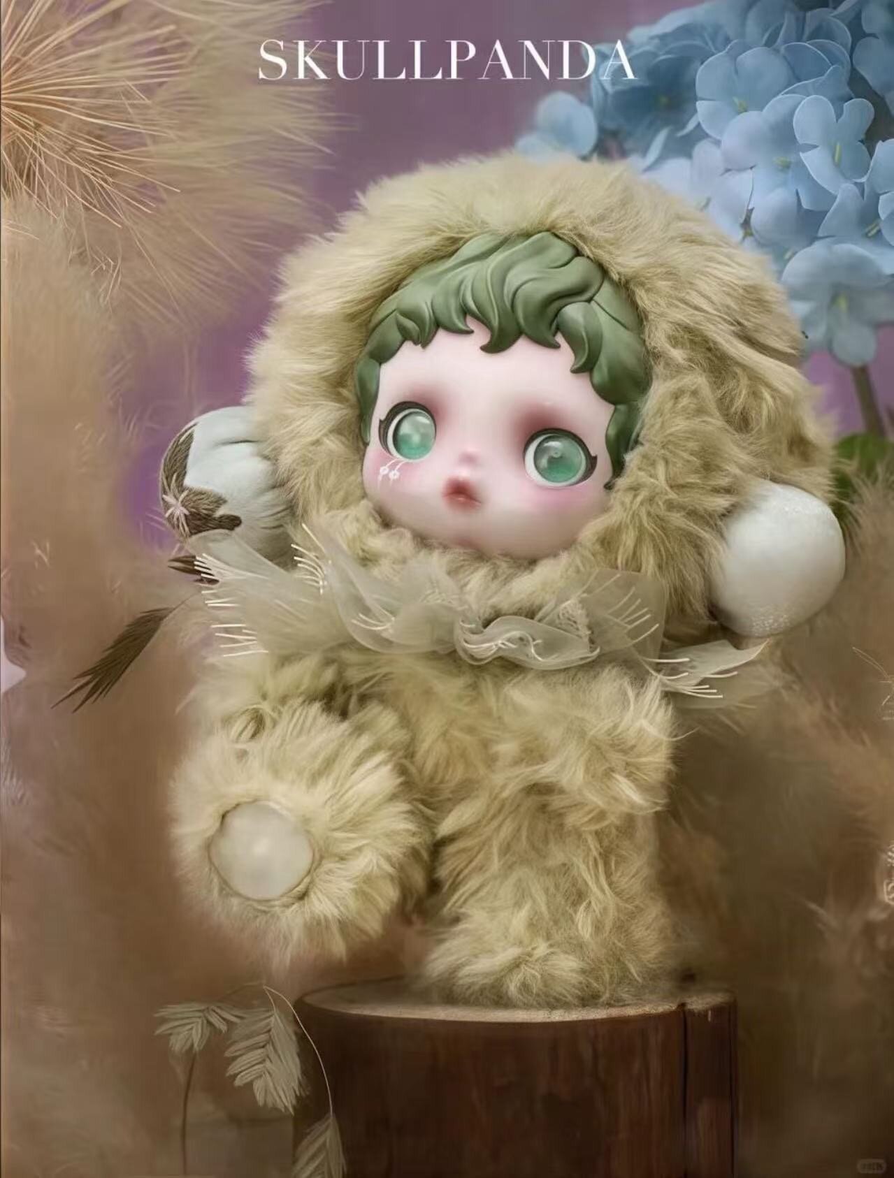 SKULLPANDA Легкая тканая садовая серия SP Зимняя симфония Второе поколение плюшевой куклы Слепой бокс