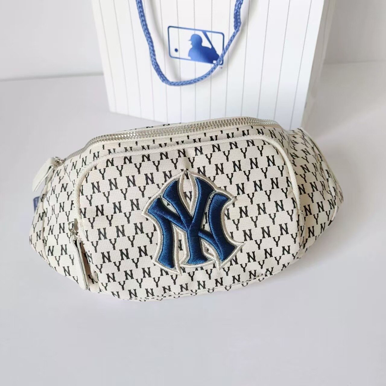 Корейская MLB новая классическая винтажная поясная сумка NY Yankees унисекс одноплечевая сумка через плечо спортивная модная тенденция