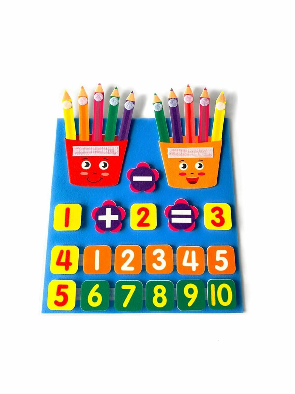 Интерактивная игрушка, Доска для раннего обучения войлоку с арифметической практикой типа кисти