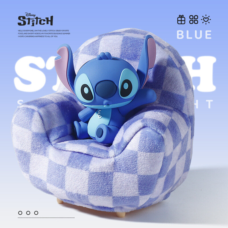 Ночник Disney Stitch, плюшевый светильник для дивана, светильник для спальни, плюшевая игрушка Stitch, декор