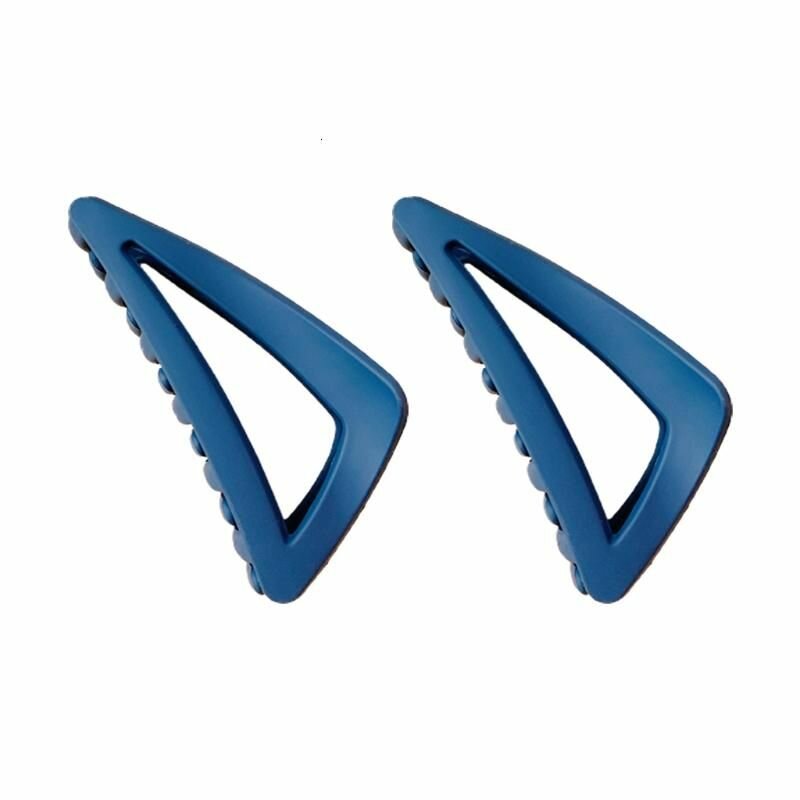 Зажимы для волос матового цвета, французский дизайн, Сапфир