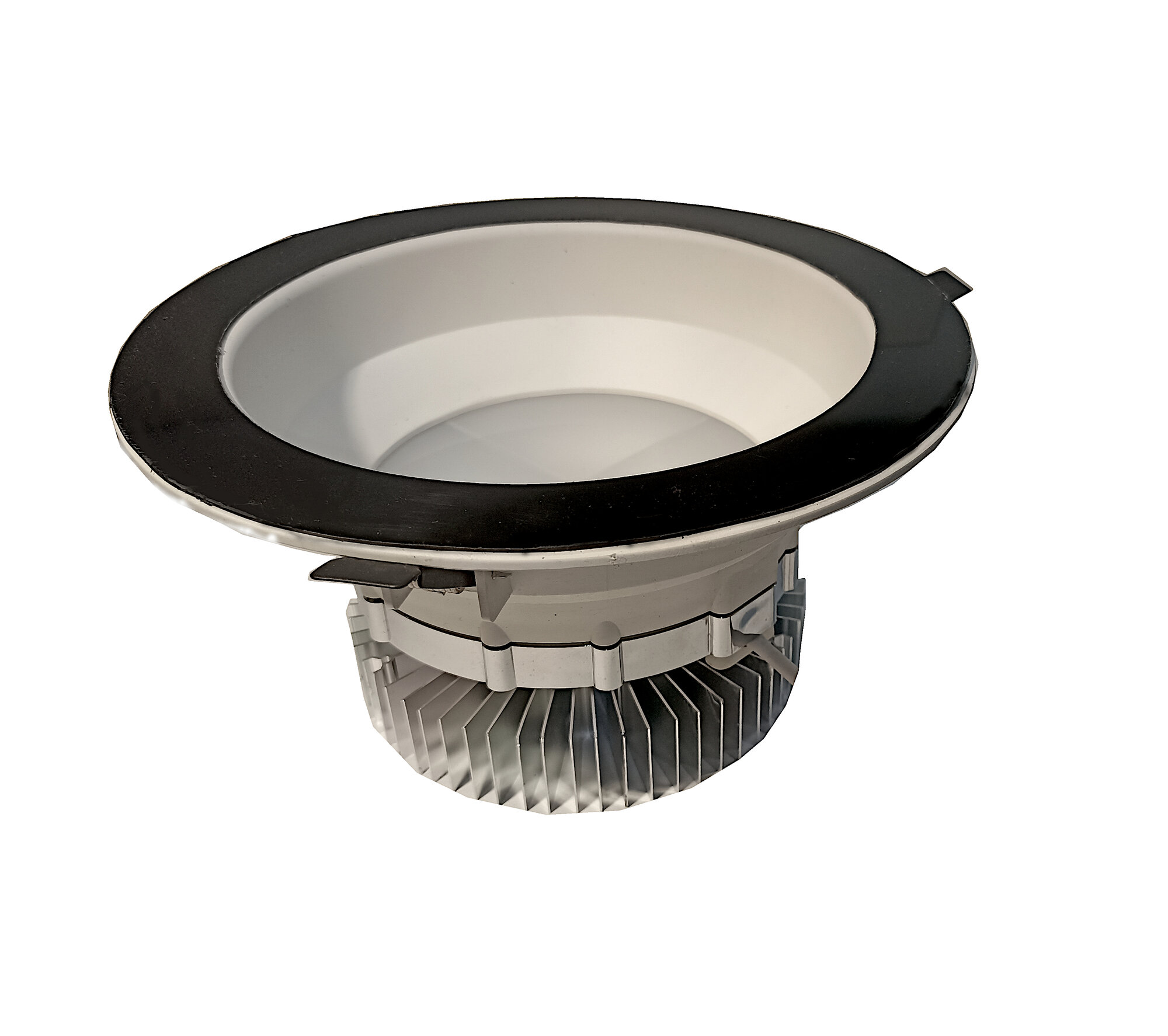 Светодиодный встраиваемый светильник B&W-240x100-220V-30W-5К-90º-DL-W-B, 30 Вт, 3000 лм, 220В, 5000К, бело-черный.