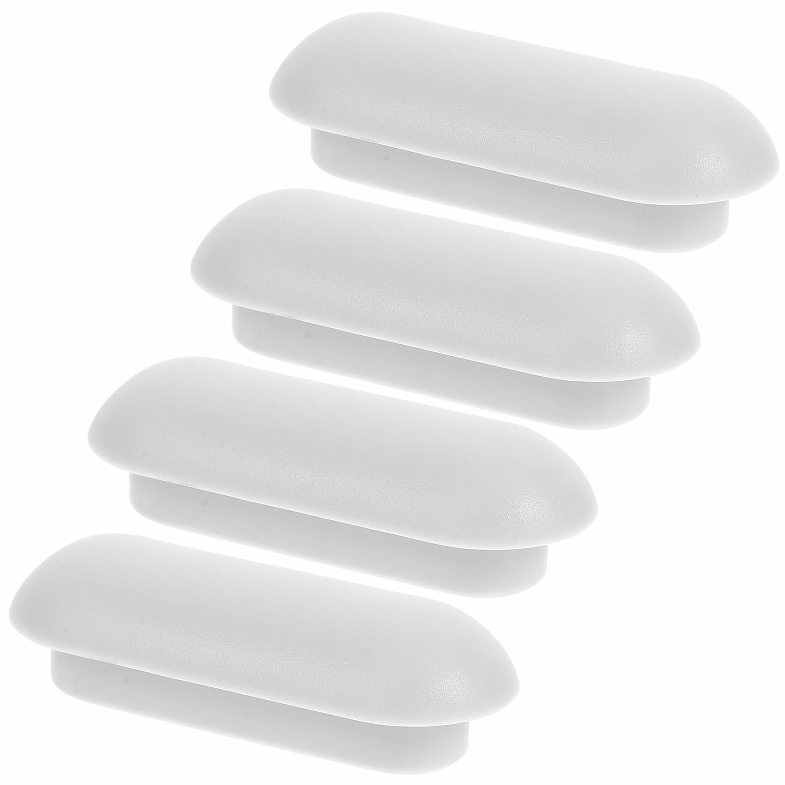 Подушечки на крышку унитаза, защитные с прорезиненным основанием, комплект из 4 штук