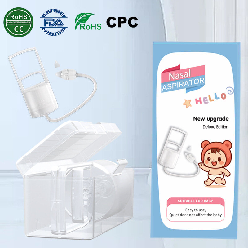 [Горячая распродажа] Ручной назальный аспиратор для детей для очистки носа, ручной назальный аспиратор для детей, устройство для облегчения заложенности носа у младенцев