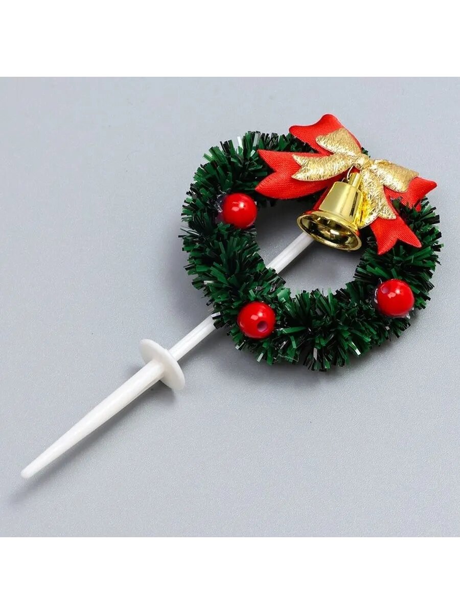 Новогодние декоративные венки, 3 шт.