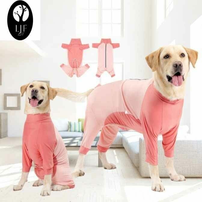 Домашняя одежда для собак, защищающая от линьки, на молнии , ljf