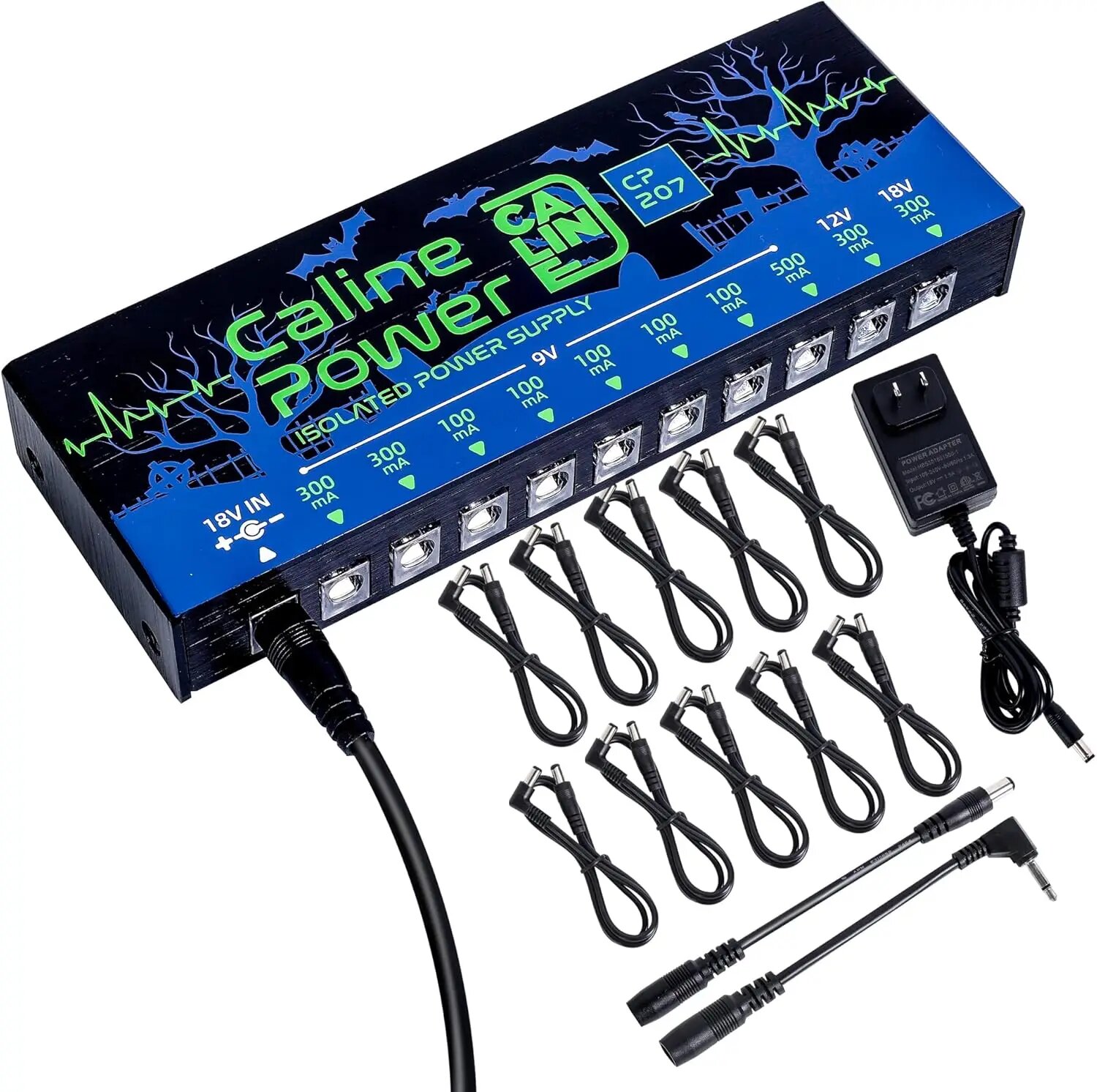 Caline CP-207 блок питания для гитарных эффектов EU Plug