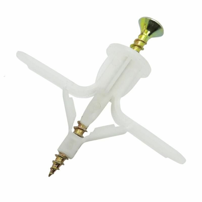 50 шт. анкерных дюбелей для гипсокартона, Белый - 50*30mm