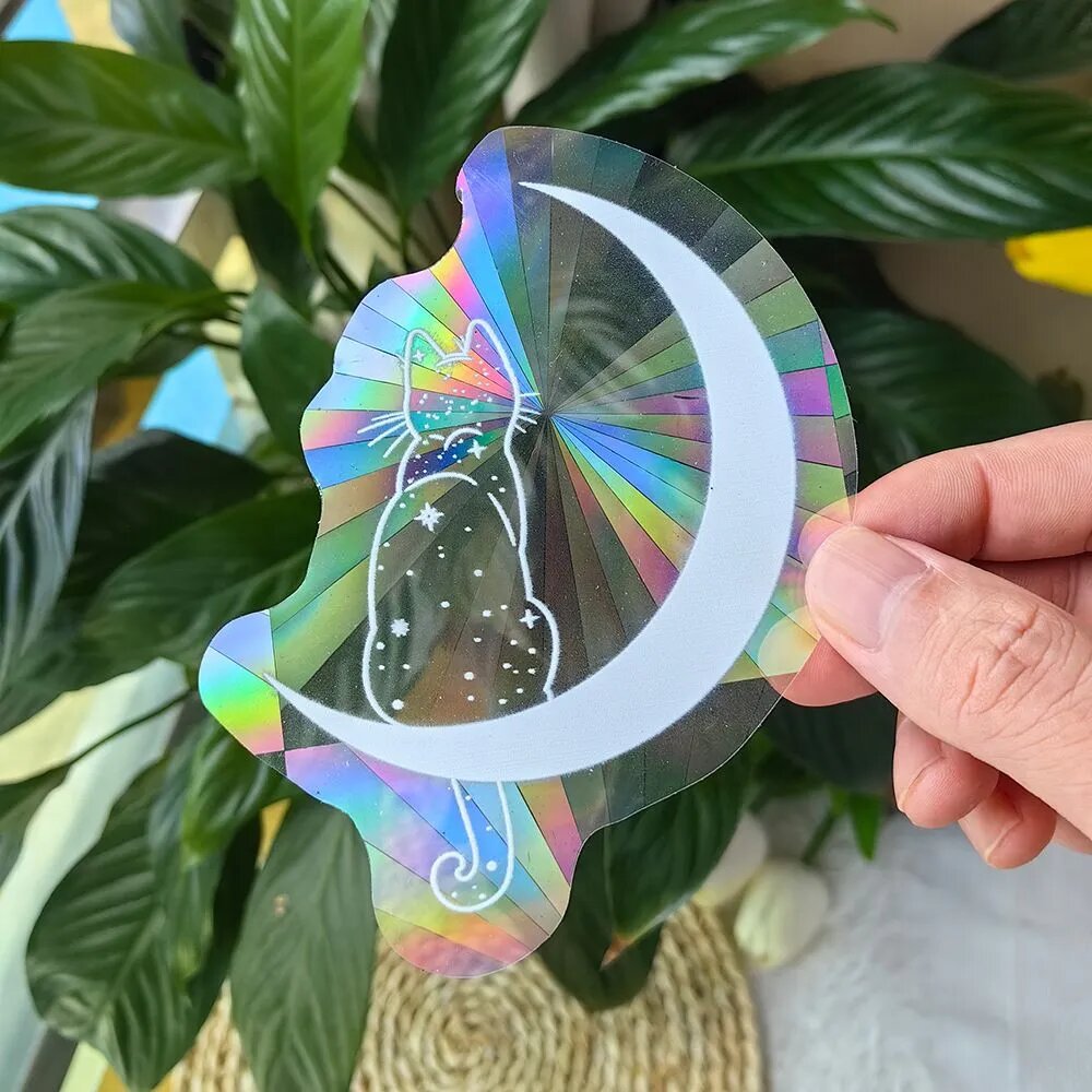 Самоклеящиеся наклейки для окон из стекла, Радужный ловец солнца