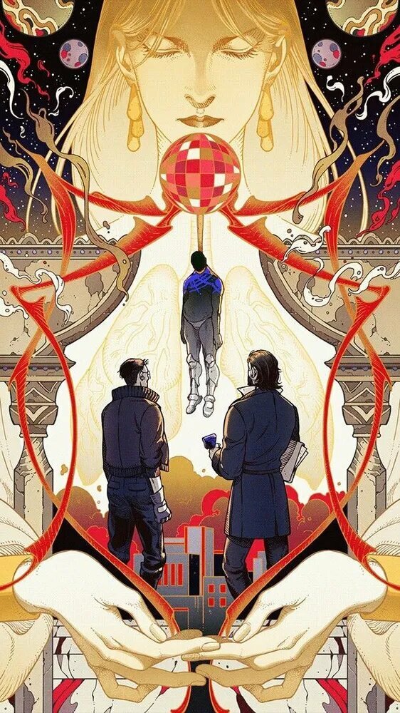 Алмазная Мозаика "Игра Disco Elysium, Диско Элизиум Арт" 40X50 См Алмазная Вышивка / Картина Стразами Подарков /Украшения