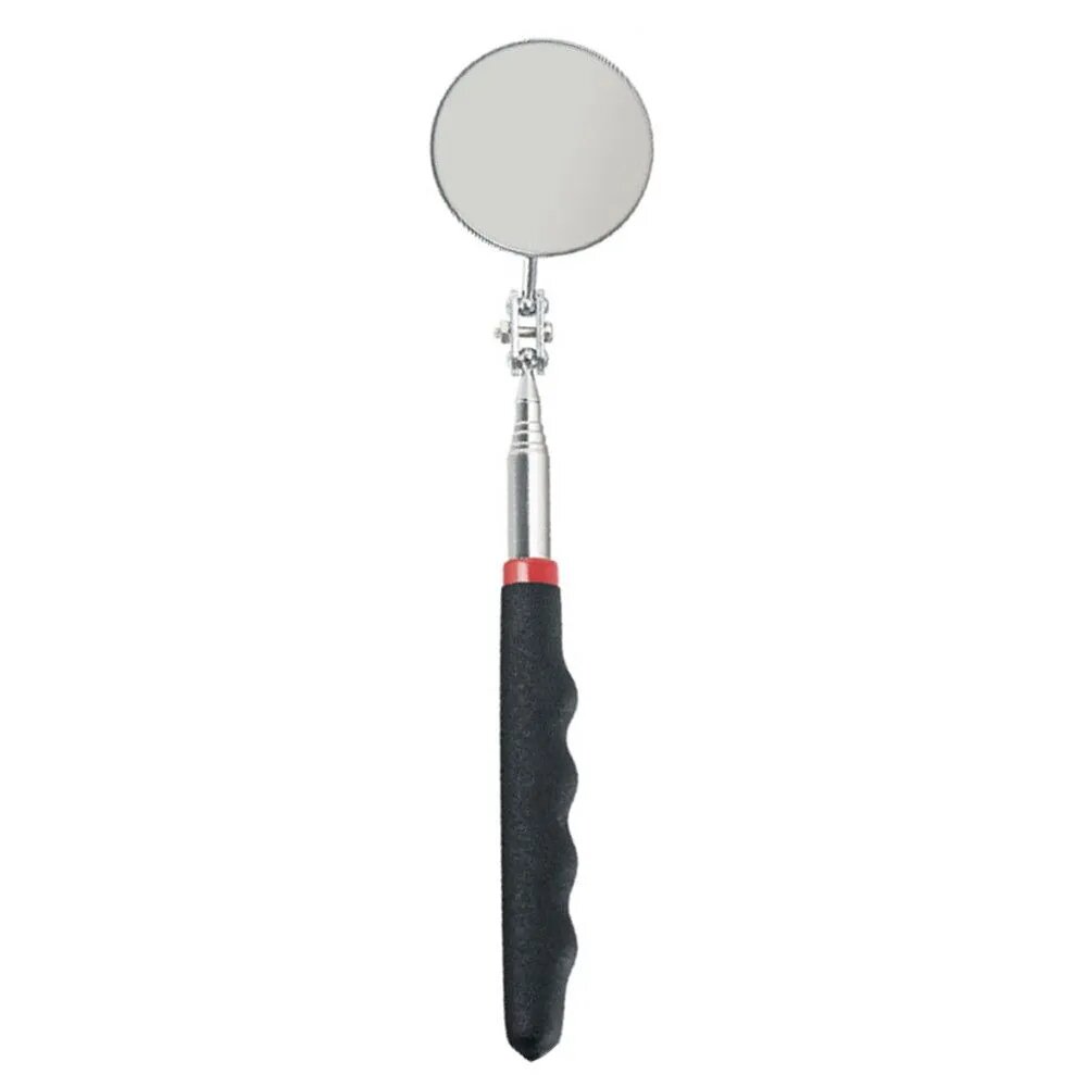 Выдвижная телескопическая линза для осмотра на 360 градусов с круглым зеркалом и карманным зажимом