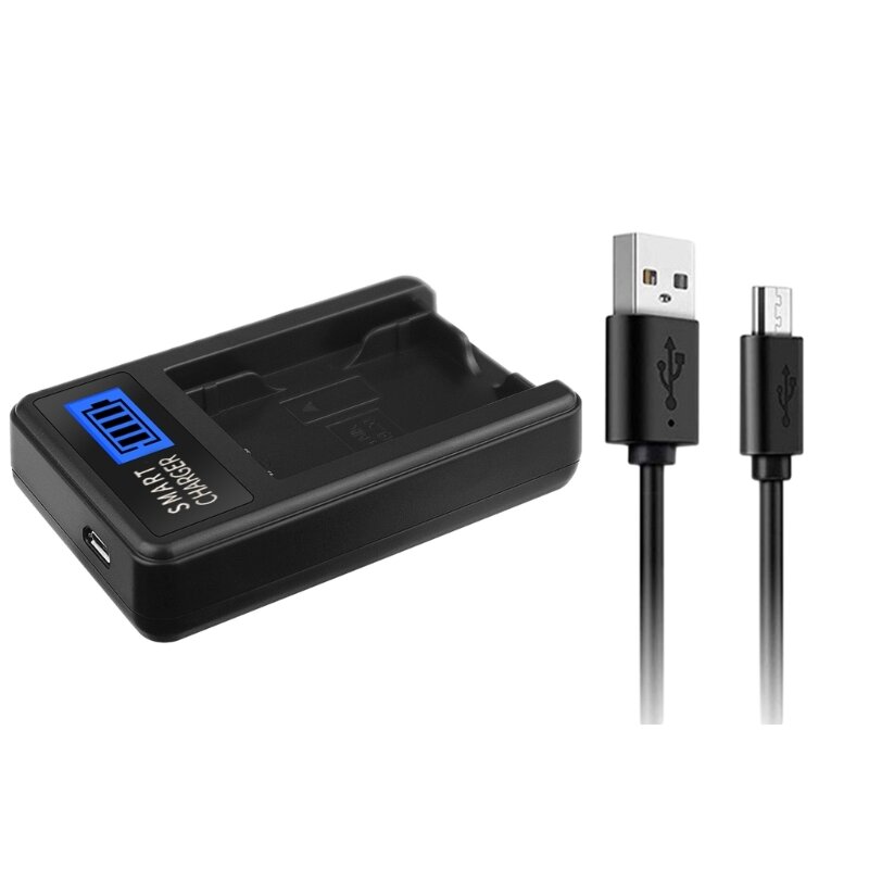 Портативный ЖК-дисплей EN-EL20 С Одним Зарядным Устройством Замена для 1 Батареи Камеры AW1 J1 J2 J3 J4 PM006 ЖК-Зарядное Устройство
