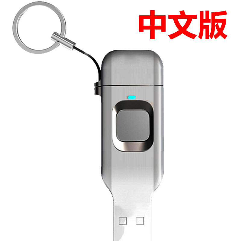 USB-флешка с шифрованием по отпечатку пальца, двойной интерфейс Type-C, цифровая, для мобильного телефона и компьютера, большая емкость 128 ГБ, с логотипом