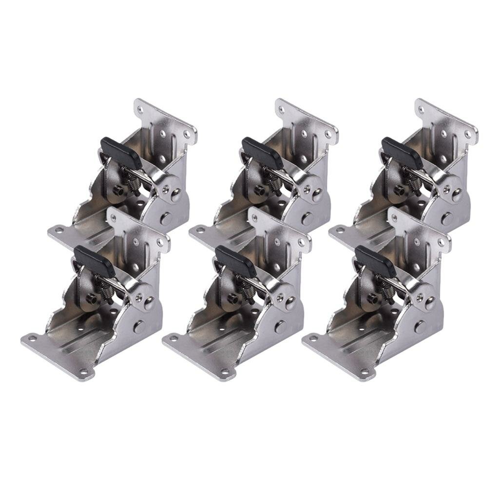 Механизм складывания для столов и табуретов, нескользящий, высокой прочности, Серебро