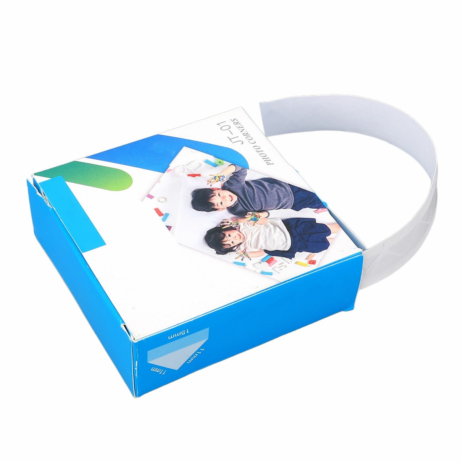 Самоклеющиеся уголки для фото из ПВХ, прозрачные, 1 рулон