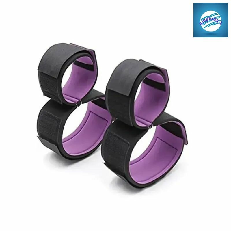 БДСМ набор для кровати, фиксаторы для рук и ног, манжеты для ног, наручники, оковы, бандаж БДСМ для связывания ног и рук, комплект для ролевых игр