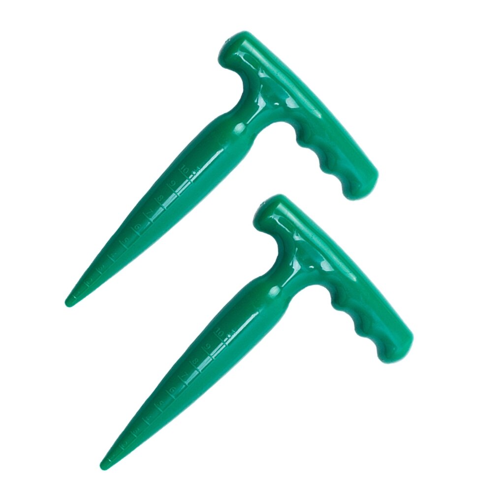 Садовая лопатка с Т-образной ручкой для высева семян в саду, Насадка-сеялка, Дозатор семян, Выкапывающая сеялка для посадки луковичных растений