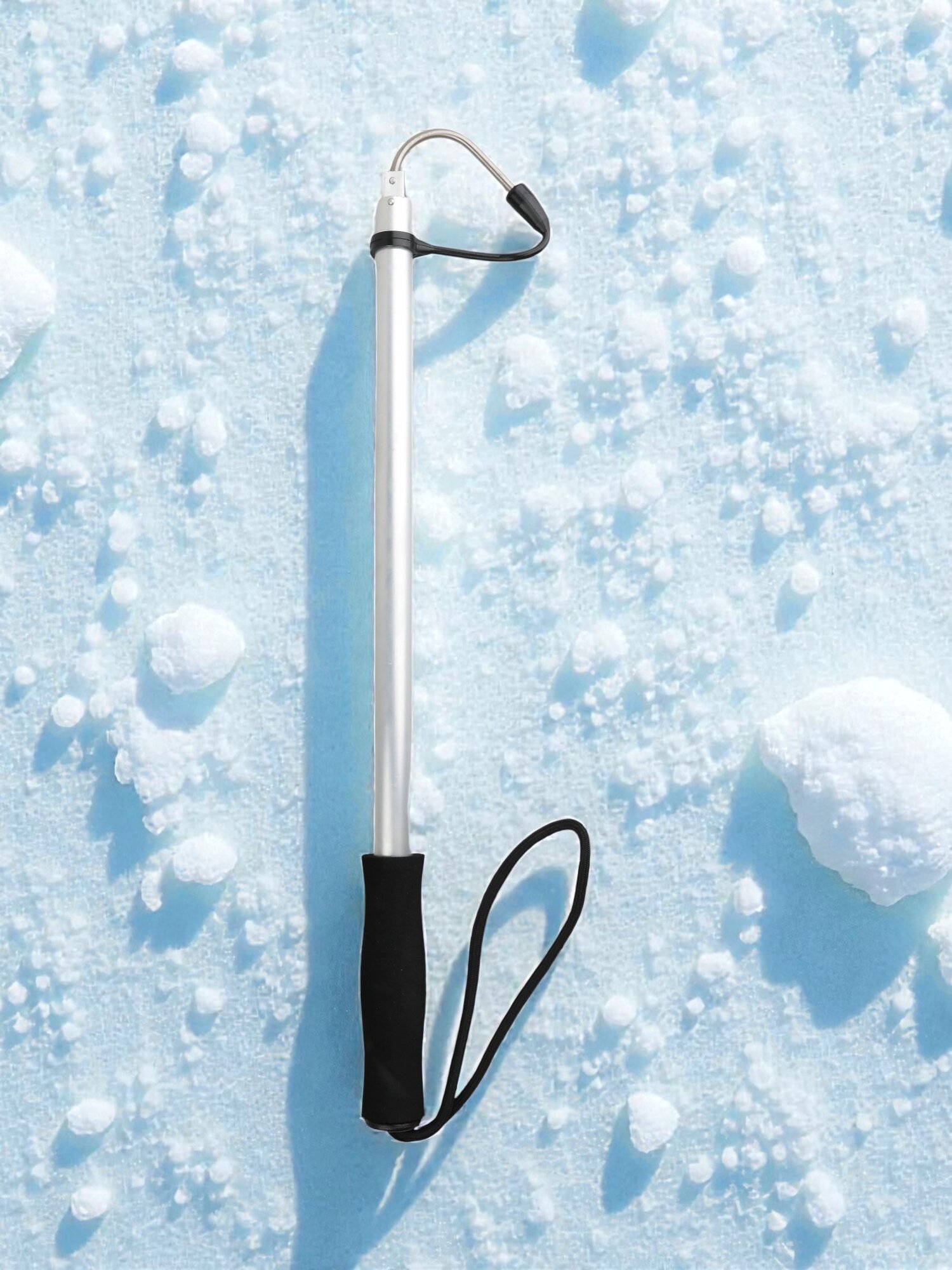 Телескопический багор Namazu N-WFT-2, нержавеющая сталь, серебристый, 110см