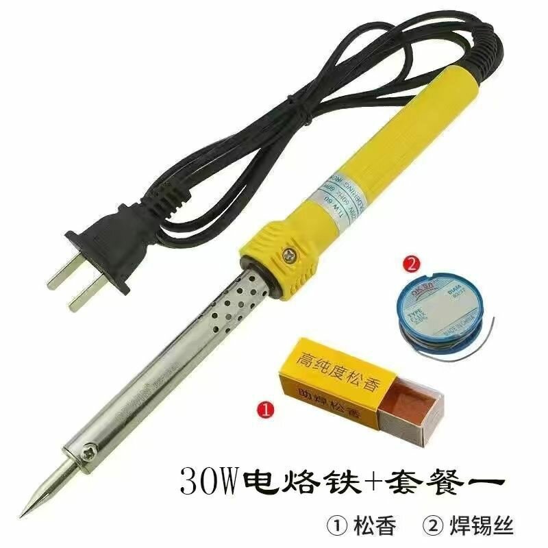 Электрический паяльник домашний набор, паяльный комплект, паяльник 30-60W, высокомощный набор инструментов для электронного ремонта