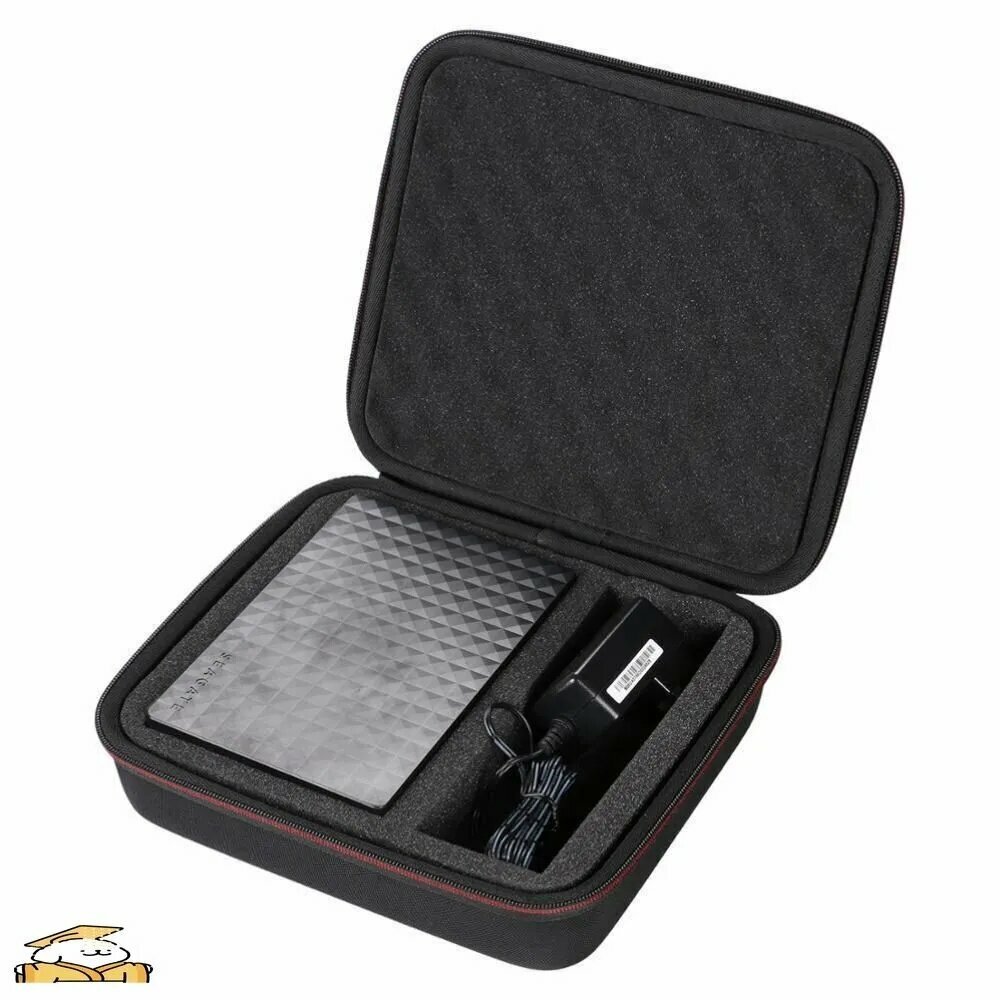 LTGEM Жесткий чехол EVA для внешнего жесткого диска Seagate Expansion 2-8TB, с плотной пеной, только чехол
